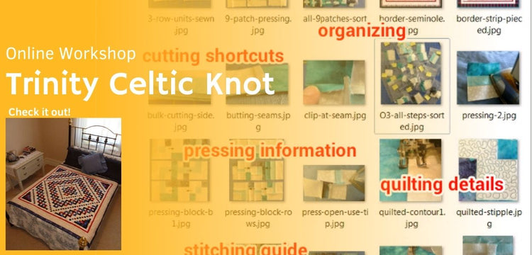 Trinity Celtic Knot pattern or Workshop – ArbeeDesigns